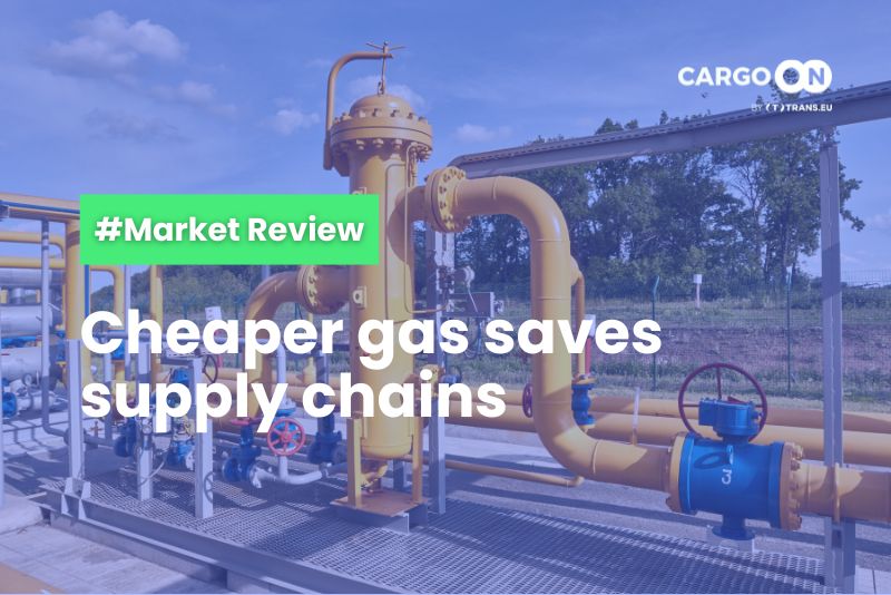 Cheaper gas saves supply chains - CargoON