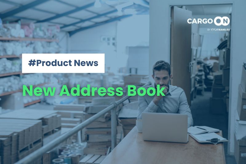 New Address Book. Publish freight even faster - CargoON