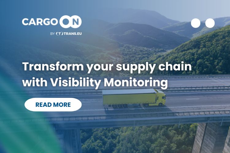 Real-time visibility with Visibility Monitoring - CargoON