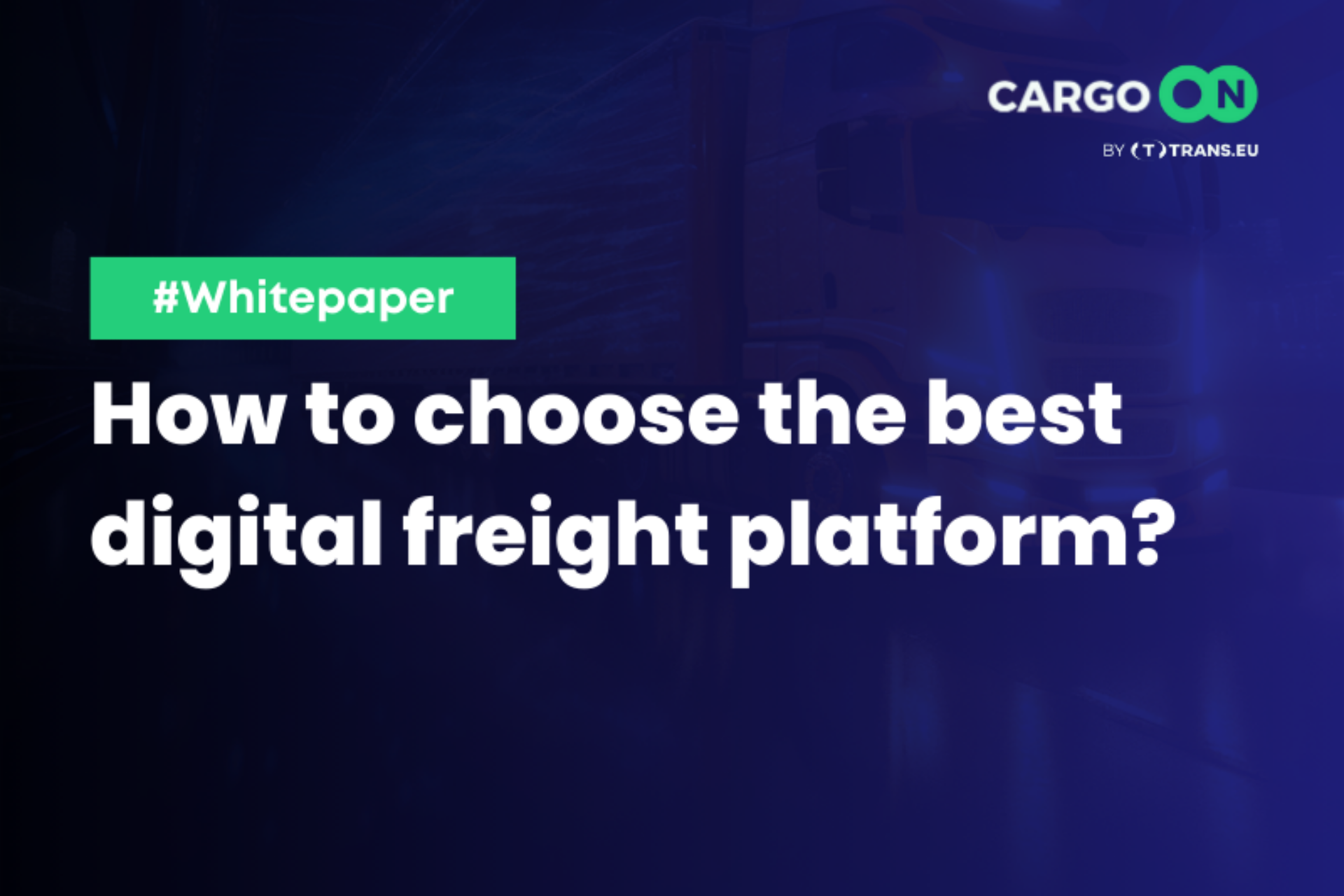 Road Transport Management System - Cargo ON!